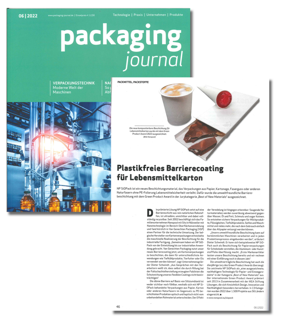NP® SiOPack® – Sustainable packaging with NP® SiOPack®